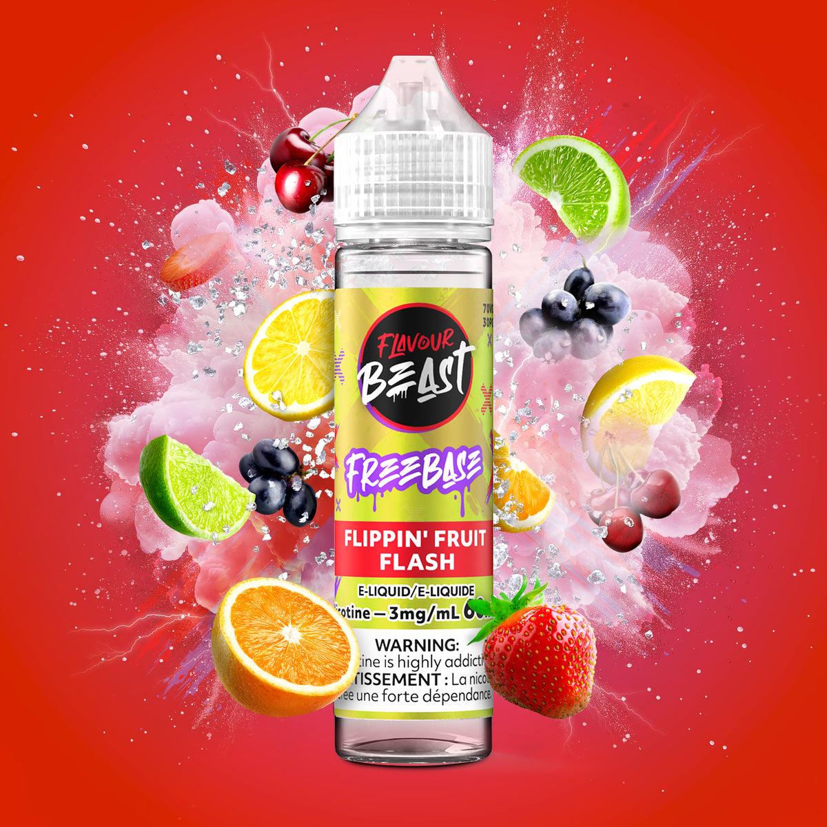 Flippin Fruit Flash - Flavour Beast Freebase [Ontario Stamp] – Clear ...