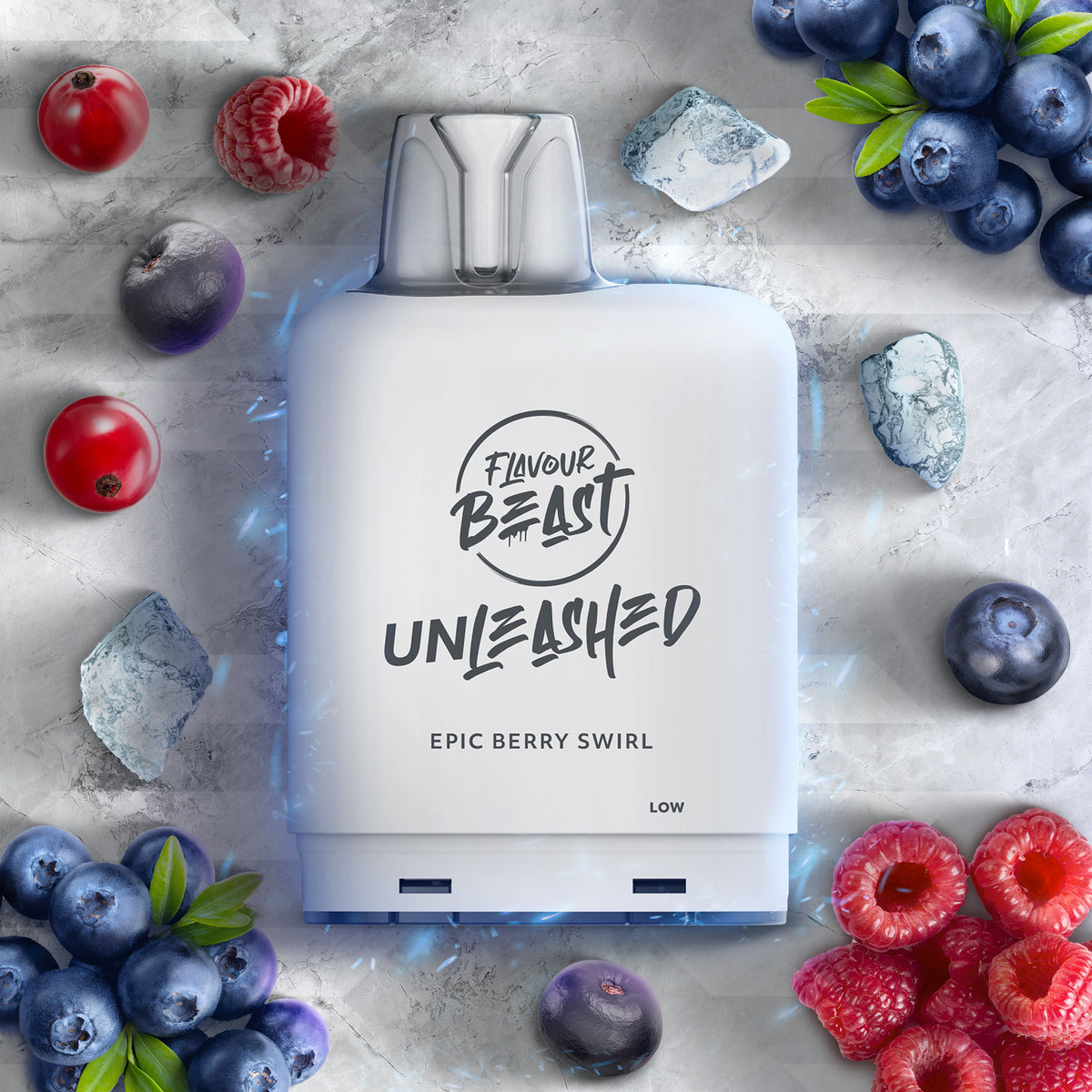 Epic Berry Swirl - Flavour Beast Unleashed Level X Boost Pod 20mL [Ont ...