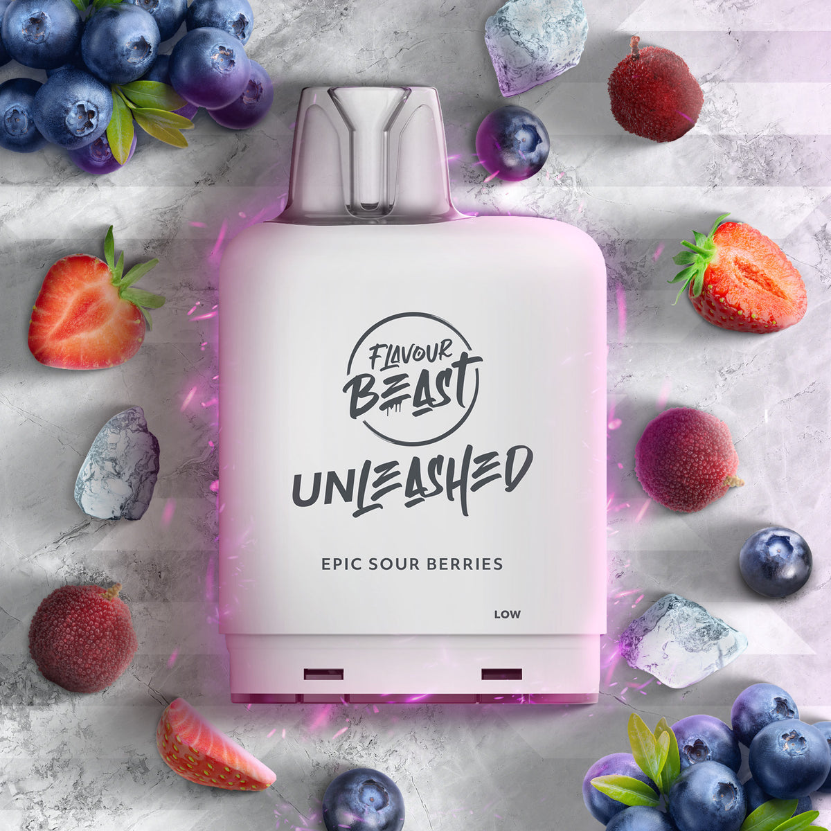 Epic Sour Berries - Flavour Beast Unleashed Level X Boost Pod 20mL [On ...