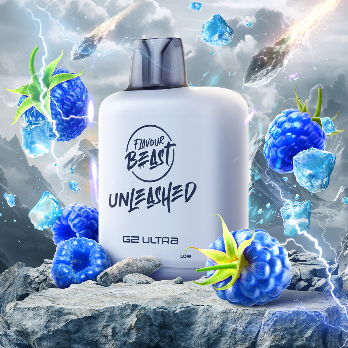 Epic Blue Razz - Flavour Beast Level X G2 Ultra 20mL Pod [Ontario Stam ...