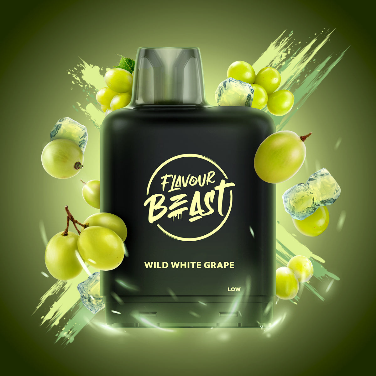 Wild White Grape Iced - Flavour Beast Level X Boost Pod 20mL [Ontario ...
