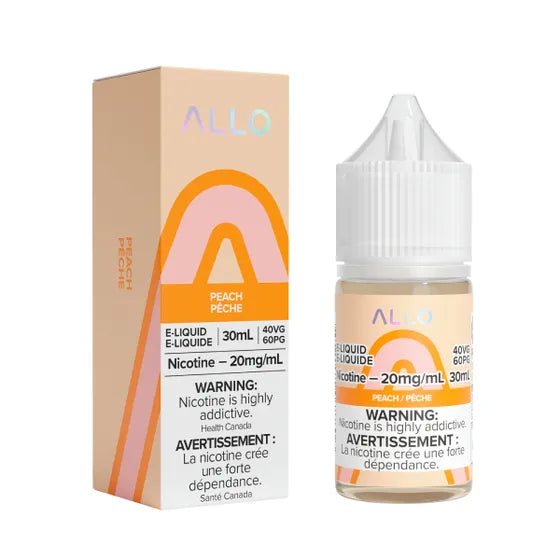 Peach Salt - by Allo [Ontario Stamp] – Clear Sky Vapes Inc.